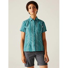 Regatta Funktionshemd "Mindano VIII" in T&uuml;rkis - 65% | Gr&ouml;&szlig;e 38 | Damen-outdoor-tops-shirts
