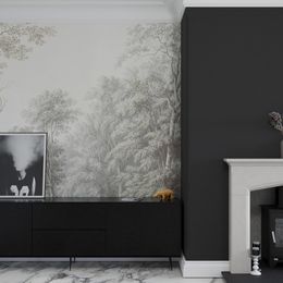 Fototapete "Stattliches Waldgebiet", B/L: x 2,8mm, Rollen:naturel, Art for the home, Wohnzimmer, Tapeten, Design Tapeten