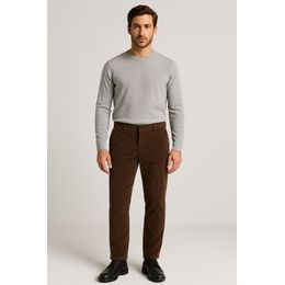 Selected Homme Herren Cordhose "SLHREG-TAPERED MATT CORD PANTS"morel, Gr. 32, unifarben, Web, Obermaterial: 85% Baumwolle, 13% Viskose, 2% Elasthan,
