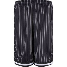 Urban Classics Herren Shorts "Urban Classics Herren Striped Mesh Shorts"schwarz, wei&szlig;, Gr. XL, gestreift, 100% Polyester, Hosen