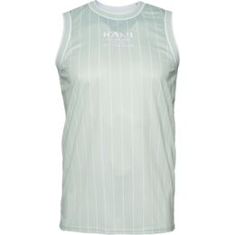 Karl Kani Damen Tanktop "Karl Kani Herren"mint, weiß, Gr. S, unifarben, 100% Polyester (Recycelt), Tops