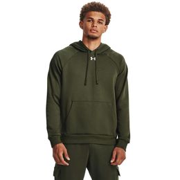 Under Armour Hoodie "Rival" in Khaki - 43% | Gr&ouml;&szlig;e S | Herren-sweatshirts-jacken