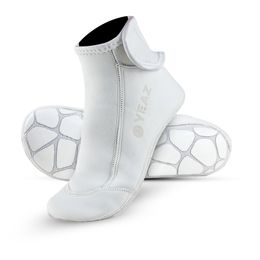 YEAZ Damen Neoprensocken "Neoprensocken NEOSOCK GRIP PRO", wei&szlig;, Gr. 38, Obermaterial: 90% Neopren neoprene. 10% Nylon NY., Socken