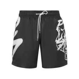 Plein Sport Herren Shorts "Jogging-Shorts"02, schwarz, Gr. XXL, Obermaterial: 100% Polyester, Hosen