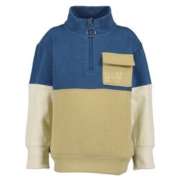Blue Seven Sweatshirt in Blau/ Beige - 39% | Gr&ouml;&szlig;e 110 | Kinder-sweatshirts-jacken