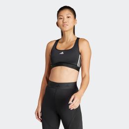 Damen Sport-BH "PWR MS HYGLM", adidas Performance, Gr. S, schwarz-wei&szlig;, Obermaterial: 89% Polyester, 11% Elasthan, BHs
