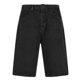 Shorts 2Y STUDIOS "2Y Studios Junan Baggy Basic Shorts", Herren, Gr. 30, Normalgrößen, washed schwarz, 100% Baumwolle, unifarben, loose fit, Hosen Shorts