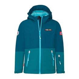 Trollkids Softshelljacke "Skjorta" in Blau/ Hellblau - 42% | Gr&ouml;&szlig;e 176 | Kinder-outdoor-jacken