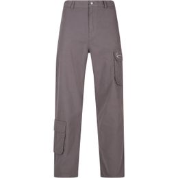 Karl Kani Damen Cargohose "Karl Kani Herren"anthrazit, Gr. S, unifarben, 100% Baumwolle, Hosen