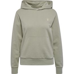 Kapuzensweatshirt Hummel "HMLPULSE W SWEAT HOODIE", Damen, Gr. XL, seagrass, Obermaterial: 60% Baumwolle, 40% Polyester, normal, Sweatshirts