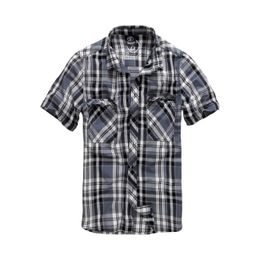 Langarmhemd Brandit "Brandit Herren Roadstar Shirt", Herren, Gr. M, US-Größen, schwarz, charcoal, 100% Baumwolle, unifarben, normal, Hemden