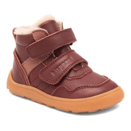 bisgaard M&auml;dchen Barfu&szlig;schuh "barefoot becky lamb", Gr. 32bordeaux, Leder, Schuhe, Winterboots mit Lammfell, Gr&ouml;&szlig;enschablone zum Download