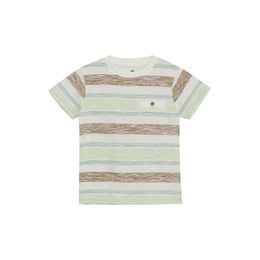 EN FANT enfant Shirt in Creme/ Hellbraun/ Gr&uuml;n - 64% | Gr&ouml;&szlig;e 116 | Kinder-oberteile