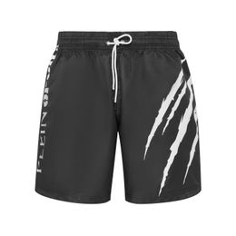 Plein Sport Herren Shorts "Scratch", schwarz-wei&szlig;, Gr. M, Obermaterial: 100% Polyester, Hosen