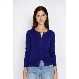 ASSUILI Cardigan in Dunkelblau - 71% | Gr&ouml;&szlig;e 40 | Damen-pullover-cardigans