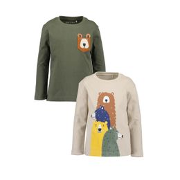 Blue Seven Jungen Langarmshirt "Langarmshirts", bunt, Gr. 122, 100% Baumwolle, Shirts