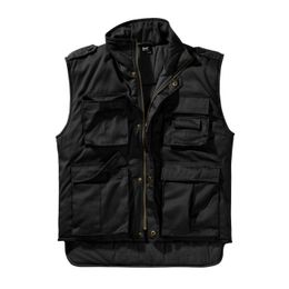 Brandit Damen Jerseyweste "Brandit Herren Ranger Vest"schwarz, Gr. M, 80% Polyester, 20% Baumwolle, Westen