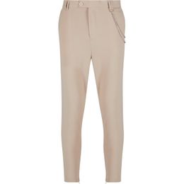 2Y STUDIOS Herren Stoffhose "2Y Studios 2Y Cropped Pants"beige, Gr. 34, unifarben, 65% Polyester, 32% Baumwolle, 3% Elasthan, Hosen