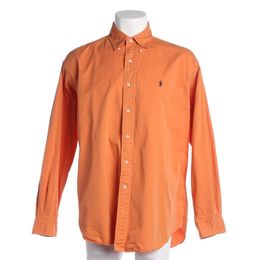 Polo Ralph Lauren Freizeithemd / Shirt / Polohemd langarm Herren Größe L Second Hand dunkelorange