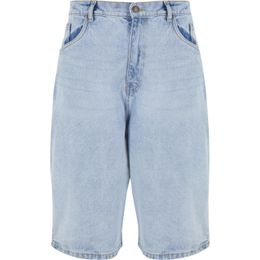 Shorts Urban Classics "Urban Classics Herren 90's Heavy Denim Shorts", Herren, Gr. 33, Normalgr&ouml;&szlig;en, new light blau washed, 100% Baumwolle, unifarben, loose fit, Hosen Shorts