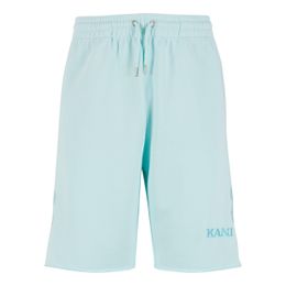 Karl Kani Damen Shorts "Karl Kani Retro Paisley Sweat Shorts"turquoise, Gr. S, unifarben, 65% Baumwolle, 35% Polyester, Hosen