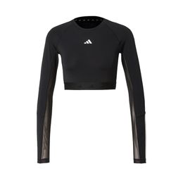 adidas Performance Funktionsshirt 'Hyperglam' Damen Gr&ouml;&szlig;e XXS schwarz / wei&szlig;