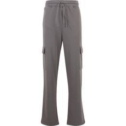 DEF Herren Jogginghose "DEF DEF ICE Sweatpants"grau washed, Gr. XL, unifarben, 65% Baumwolle, 35% Polyester, Hosen