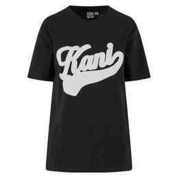 Karl Kani Damen T-Shirt "Karl Kani Varsity Heart Os T-Shirt"schwarz, Gr. XS, bedruckt, 100% Baumwolle, Shirts