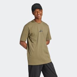 Herren T-Shirt "M C PHOTO TEE", gr&uuml;n, Gr. L, adidas Sportswear, Obermaterial: 100% Baumwolle, Shirts, sportlicher Stil, ohne Verschluss, mit