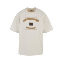 Karl Kani Damen T-Shirt "Karl Kani Herren KM241-003-2 Karl Kani Metal Plate Boxy Tee"sanftes wei&szlig;, Gr. XS, bedruckt, 100% Baumwolle, Shirts