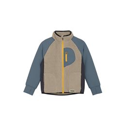 Color Kids Fleecejacke in Beige/ Blau - 38% | Gr&ouml;&szlig;e 134 | Kids-fleecejacken-fleecepullover