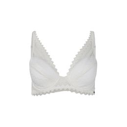 Skiny Damen Triangel-BH "Initialace", Gr. 80, wei&szlig;, Obermaterial: 90% Polyamid, 10% Elasthan. Cups: 100% Polyester, unifarben, BHs, mit B&uuml;gel, Spitze