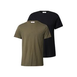DAN FOX APPAREL T-Shirts 'Piet' Herren Gr&ouml;&szlig;e XXL gr&uuml;n / schwarz