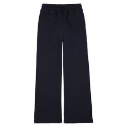 Converse Damen Palazzohose, blau, Gr. XL, unifarben, Sweatware, Obermaterial: 80% Baumwolle, 20% Polyester, Hosen
