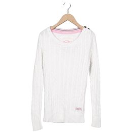 Superdry Pullover Damen Größe S Second Hand weiß