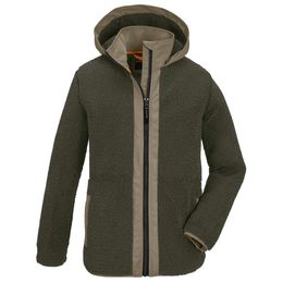 Killtec Fleecejacke in Khaki - 58% | Gr&ouml;&szlig;e 152 | Kids-fleecejacken-fleecepullover