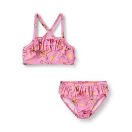 Smafolk Sm&aring;folk Bikini "Seesterne" in Rosa - 55% | Gr&ouml;&szlig;e 122/128 | Kinder-bademode