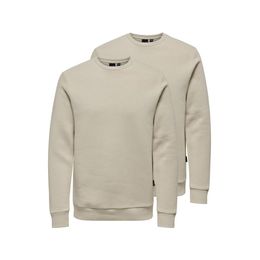 Only & Sons Only & Sons Sweatshirt 'Ceres' male Beige size XL
