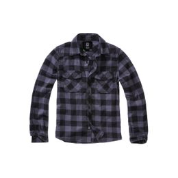 Brandit Kinder Langarmhemd "Brandit Unisex Checkshirt Kids"schwarz, grau, Gr. 134, 100% Baumwolle, Hemden