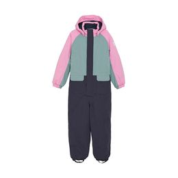 Color Kids Schneeanzug in Dunkelblau/ T&uuml;rkis/ Rosa - 36% | Gr&ouml;&szlig;e 116 | Kinderhosen