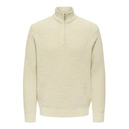 Only & Sons ONLY & SONS Pullover "Jion" in Beige - 60% | Gr&ouml;&szlig;e XL | Herren-plussize