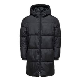 Only & Sons ONLY & SONS Wintermantel "David" in Schwarz - 64% | Gr&ouml;&szlig;e M | Herren-plussize