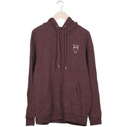 KnowledgeCotton Apparel Kapuzenpullover Herren Gr&ouml;&szlig;e XL Second Hand bordeaux