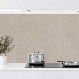 K&uuml;chenr&uuml;ckwand 3D-Struktur Grober Beton Warmgrau
