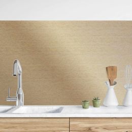 K&uuml;chenr&uuml;ckwand 3D-Struktur Fein geb&uuml;rstetes Gold
