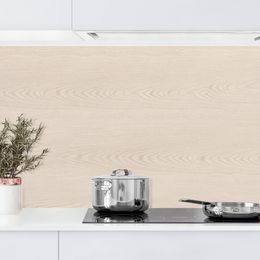 K&uuml;chenr&uuml;ckwand 3D-Struktur Strukturierte helle Esche