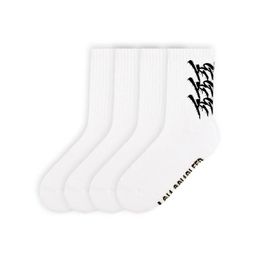 von Jungfeld Socks 'Kinder Happy Tennis Socken' boy White size 23-26