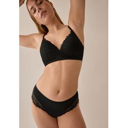 Naturana Damen Bügelloser BH "The Friday", Gr. 90, schwarz, Obermaterial: 87% Polyamid, 13% Elasthan. Cups: 100% Polyester. Futter Rückenteil: 92%