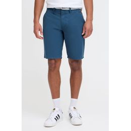 Blend Herren Chinoshorts "BHRagna", blau, Gr. XXL, unifarben, Web, 100% Baumwolle, Hosen, Chino Shorts mit Gürtel