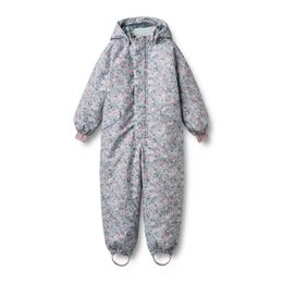 Wheat M&auml;dchen Jumpsuit "Wheat Snowsuit Miko"soft rain flowers, Gr. 116, 100% Recycled Polyamide/Nylon, Overalls
